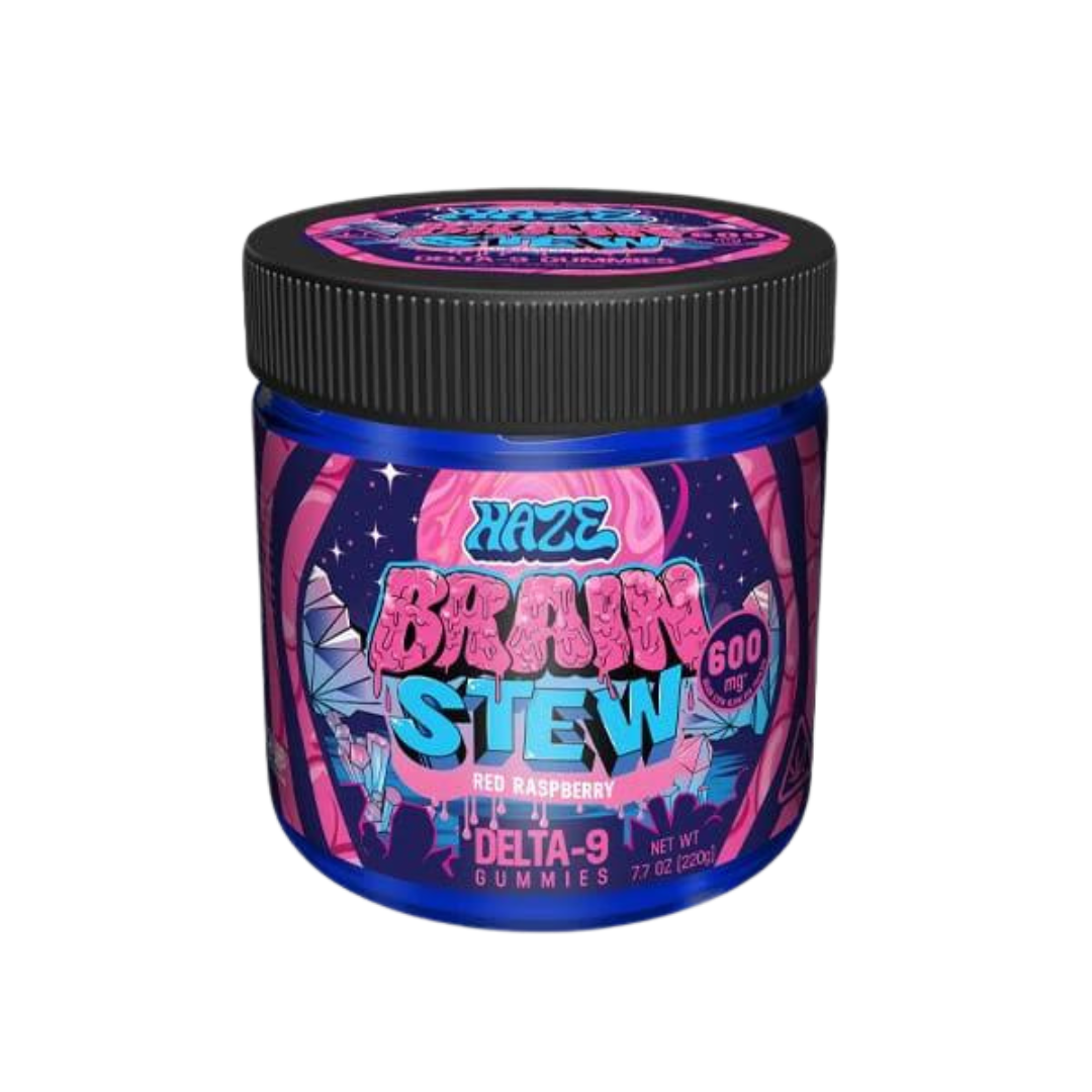 Haze Delta 9 Gummies Red Raspberry Brain Stew | Have A Nice Day
