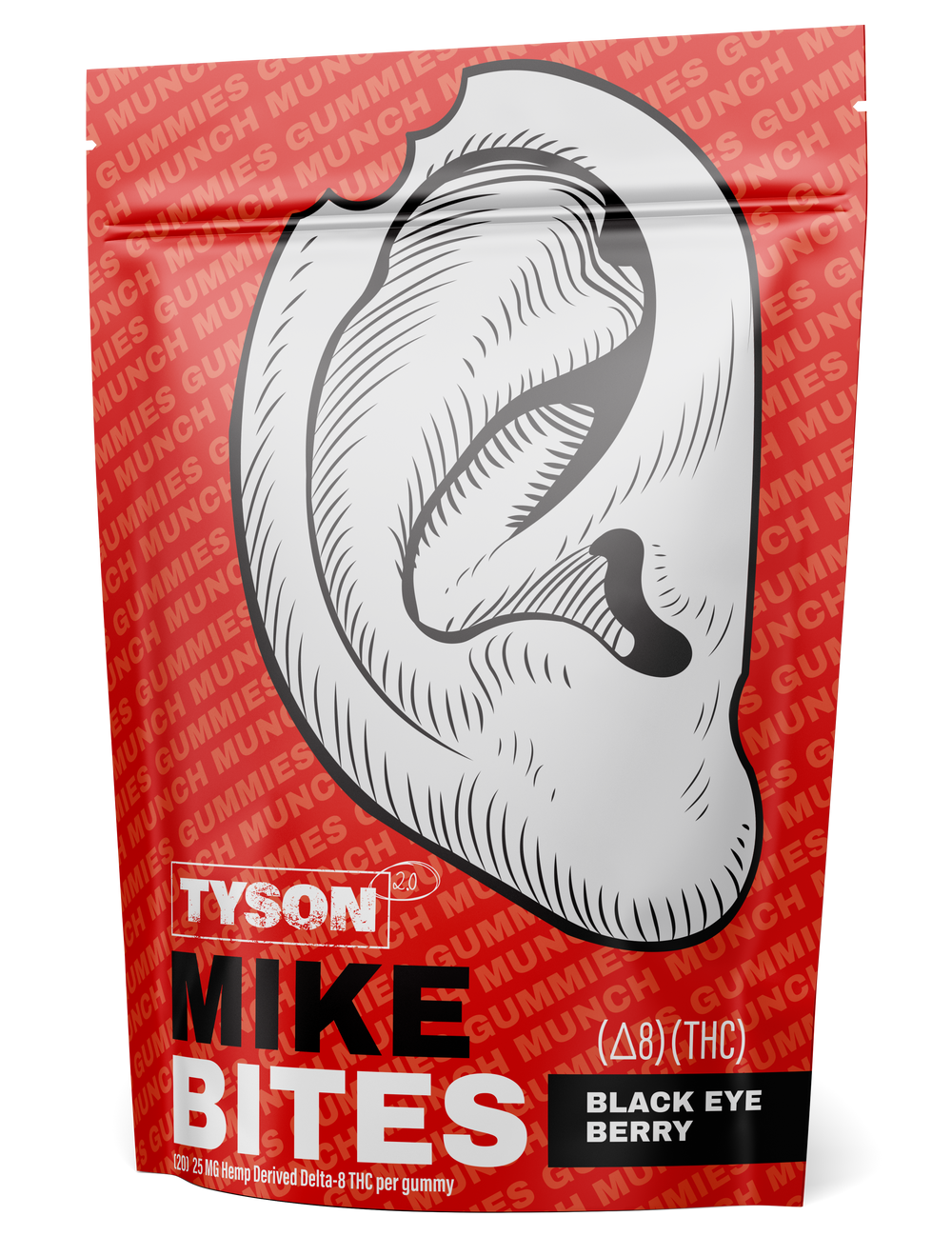 Mike Tyson Delta THC Ear Bite Gummies - 20 Pack | Have A Nice Day